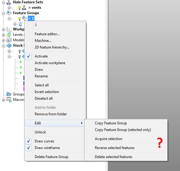 Solved: PM2018 - Cap Feature Groups - Autodesk Community