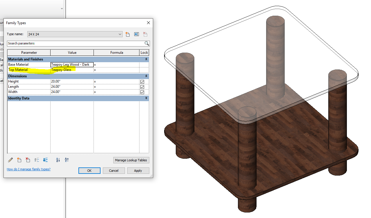 Solved: How to make family load with family materials - Autodesk Community