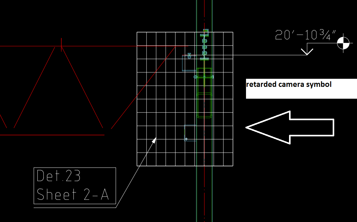 Autocad Camera Symbol