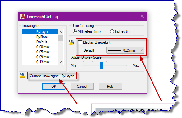 Solved: Default Line Weight Settings - Autodesk Community