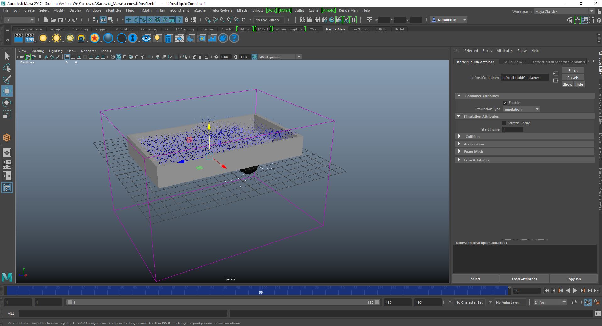 Solved: maya 2017 - renderman 21.4 not rendering Bifrost - Autodesk Community
