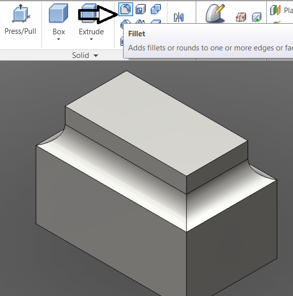Solved: Is there a Cove Molding option similar to Chamfer or Fillet? - Autodesk Community