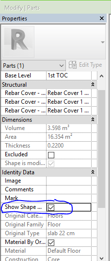 mis-understanding about editing in thickness of str slab part ...