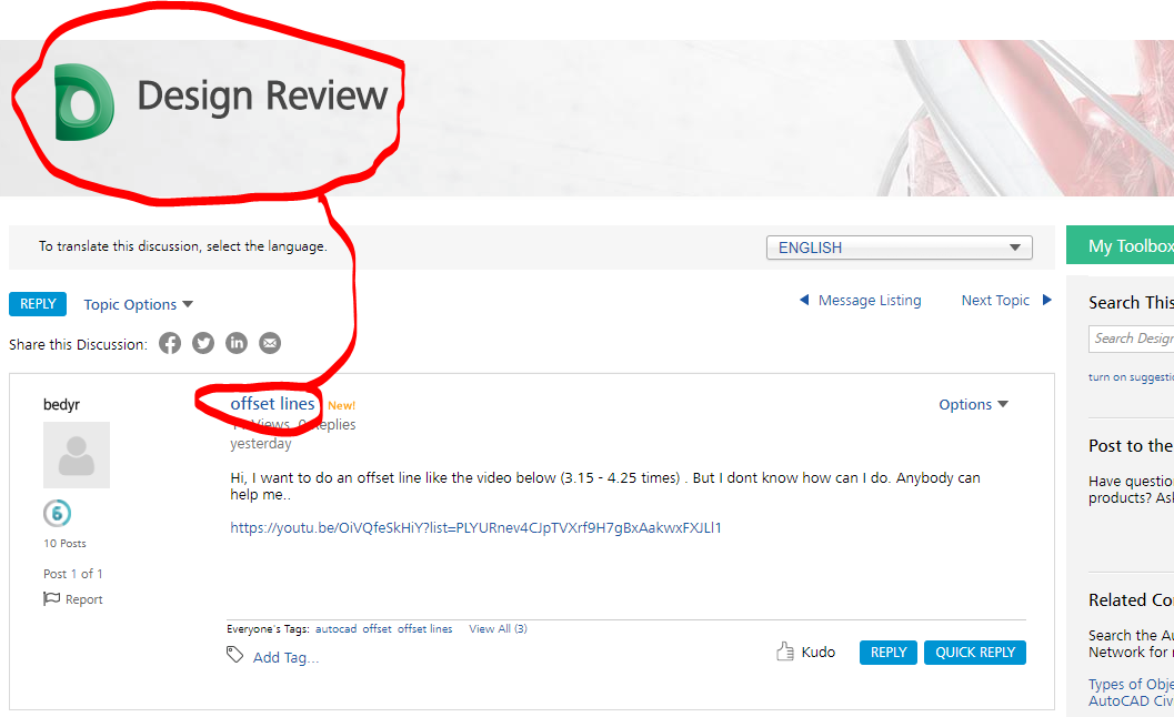 offset lines - Autodesk Community