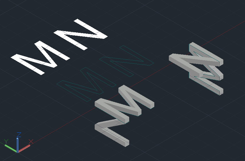 Solved: Creating a 3D letter without using the text - Autodesk Community