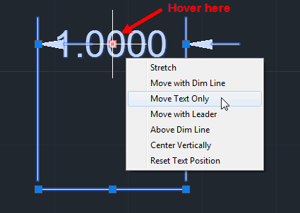 Dimension Text Placement Outside Distance - Autodesk Community