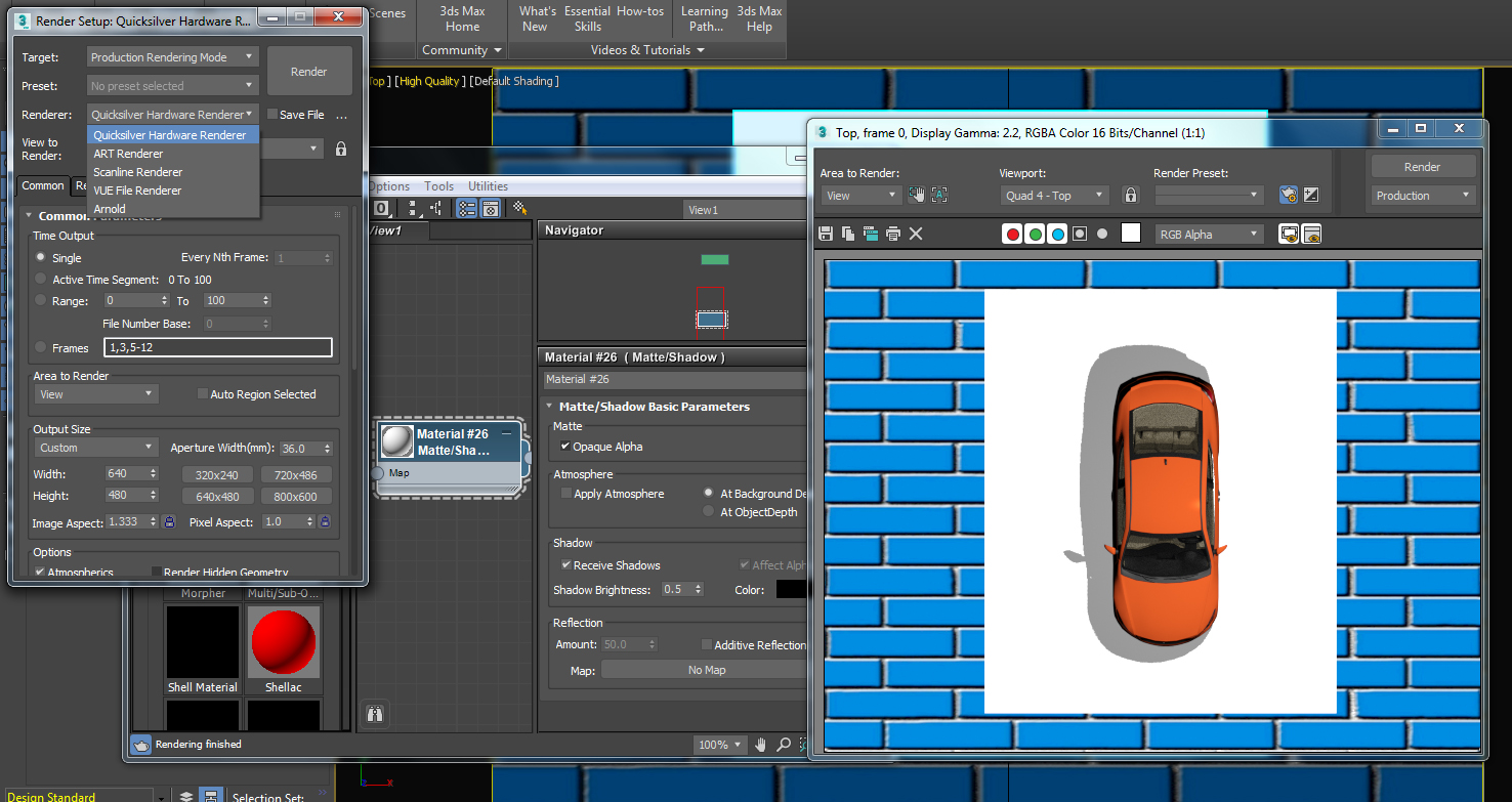 Solved: Matte/Shadow - Qhicksilver not work - Autodesk Community
