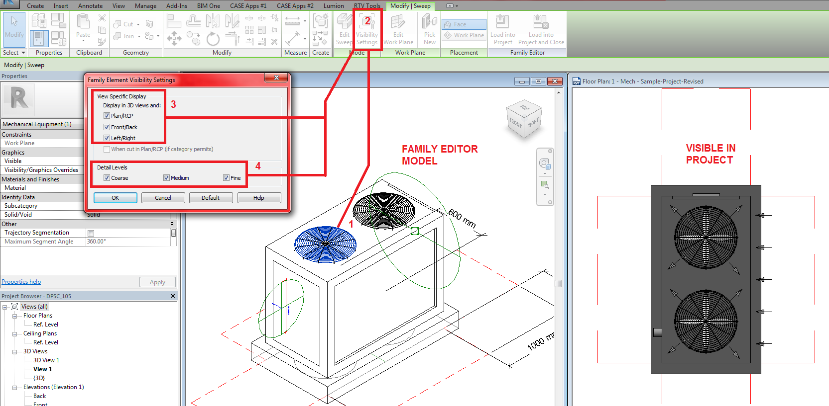 Solved: family visibility problem - Autodesk Community