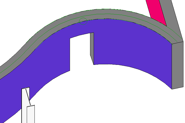 How to get the wall surface using ray projection when ray hits door ...