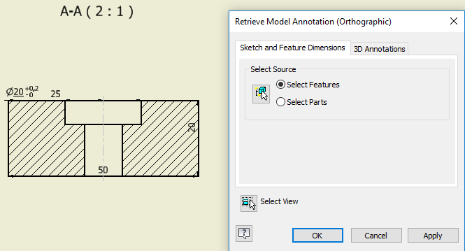 Fix Retrieve Tolerance Hole Dimension into Drawing - Autodesk Community