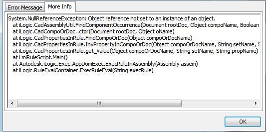 Solved: iLogic Rule - Not Working - Autodesk Community