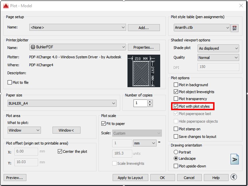 Solved: Layers show as coloured on plot preview - Autodesk Community