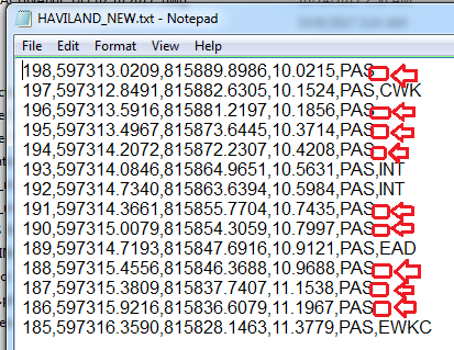 Solved: Point file format variables - Autodesk Community