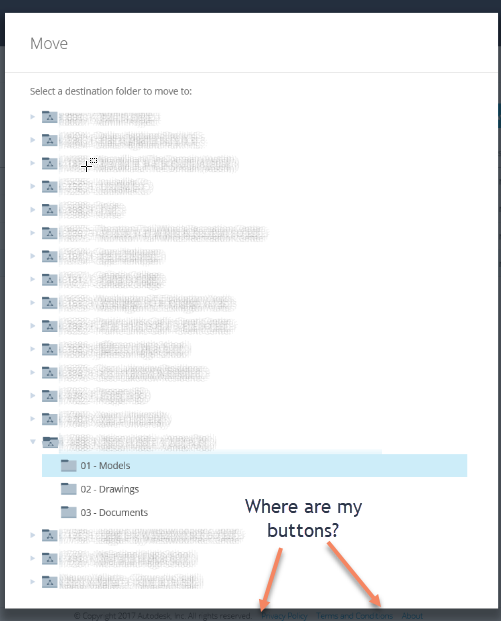 Solved: BIM360 Team Move Dialog Issue - Autodesk Community