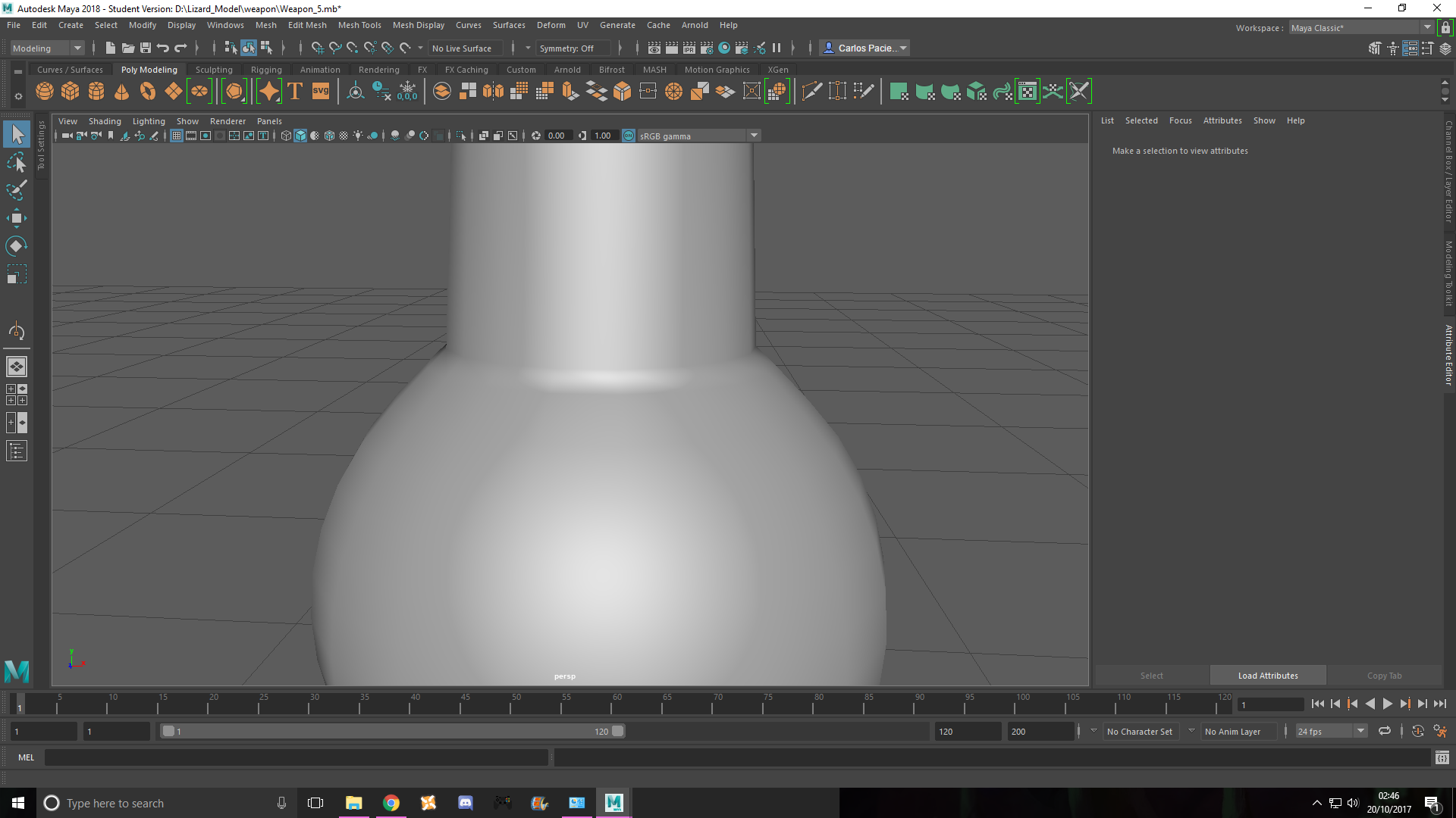 Solved: Weird lighting line after merging two objects. - Autodesk Community