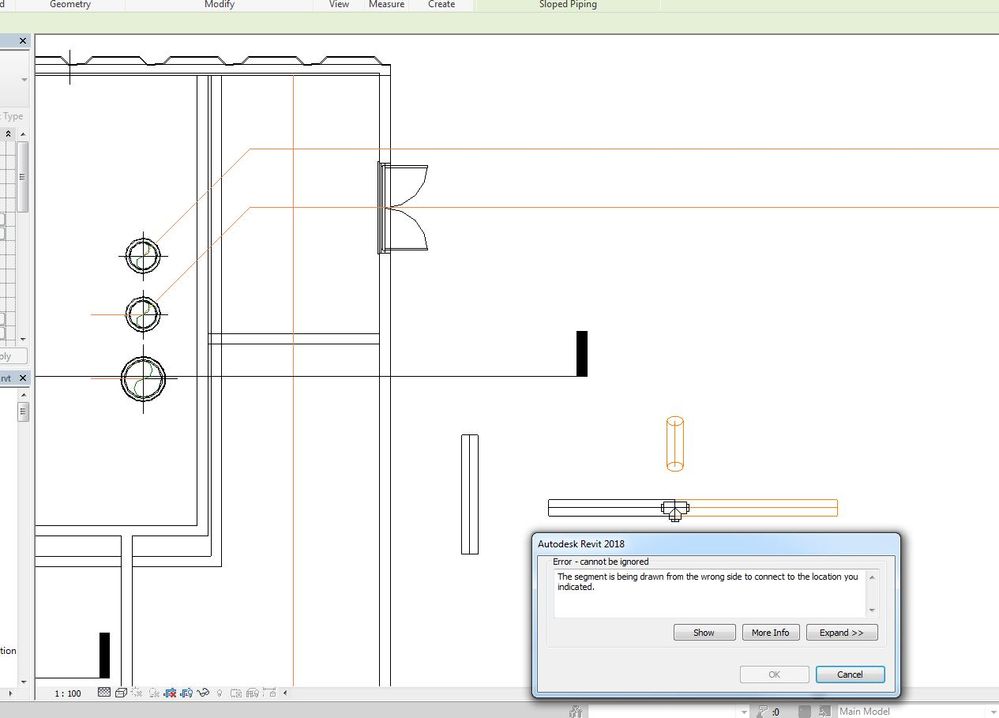 Solved: Segment is being drawn from the wrong side - Autodesk Community