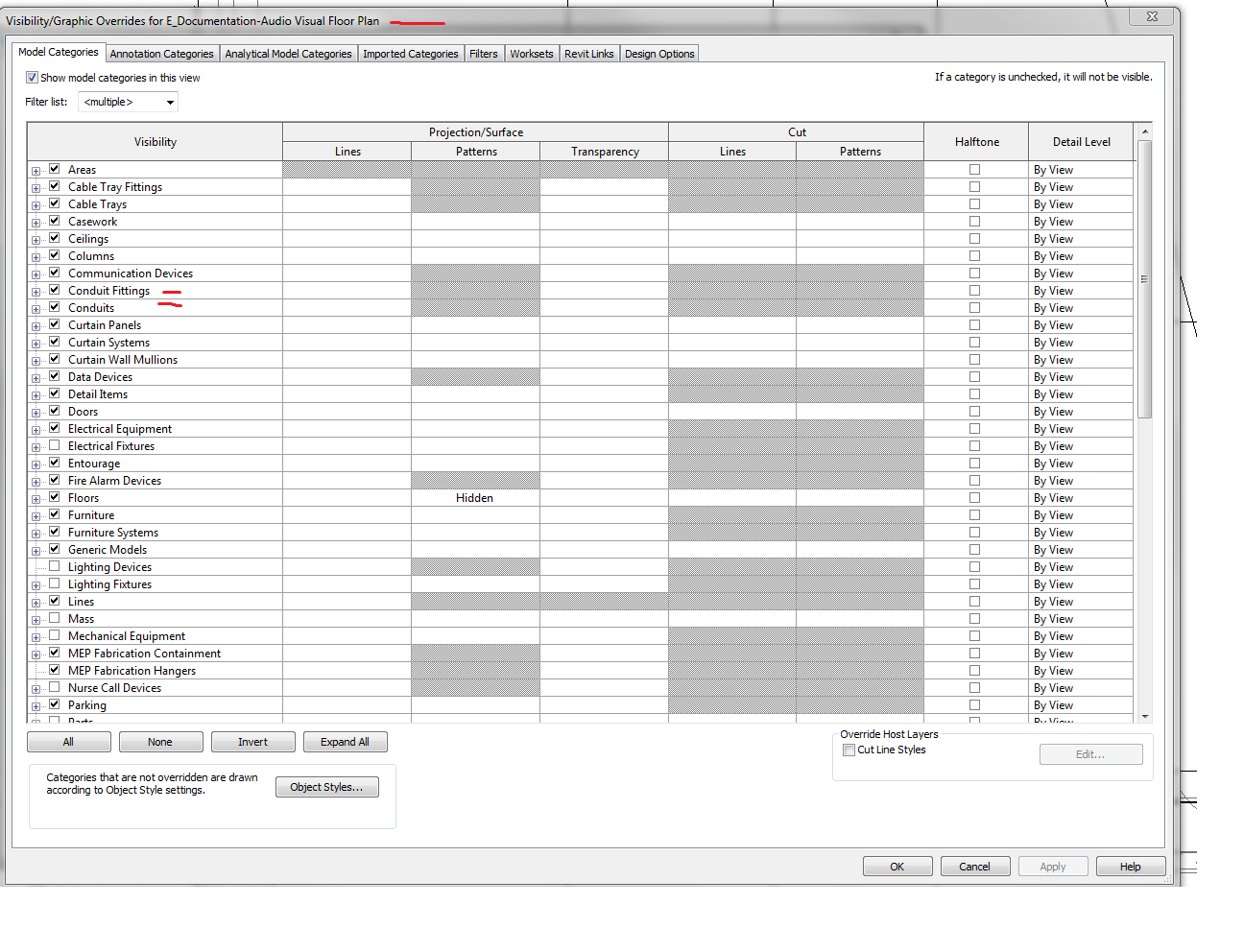 Separate Electrical Conduit Systems - Autodesk Community