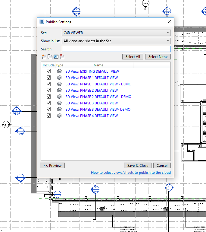 Solved: Using C4R to publish 3d Views but not showing up on BIM360 Team - Autodesk Community