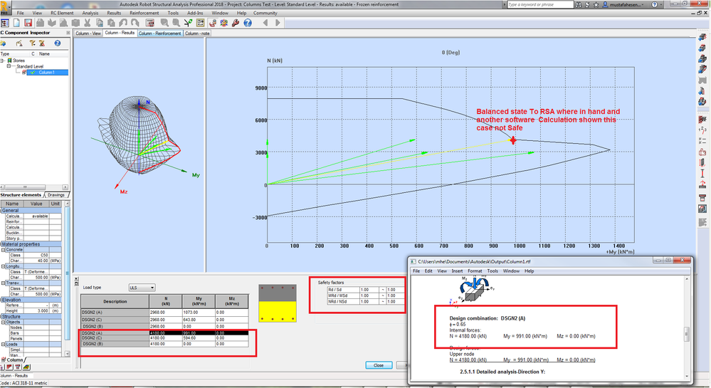 Solved: Disaster #1 In RSA RC Column Design According To ACI 318-11 (RC Modulus) - Autodesk ...
