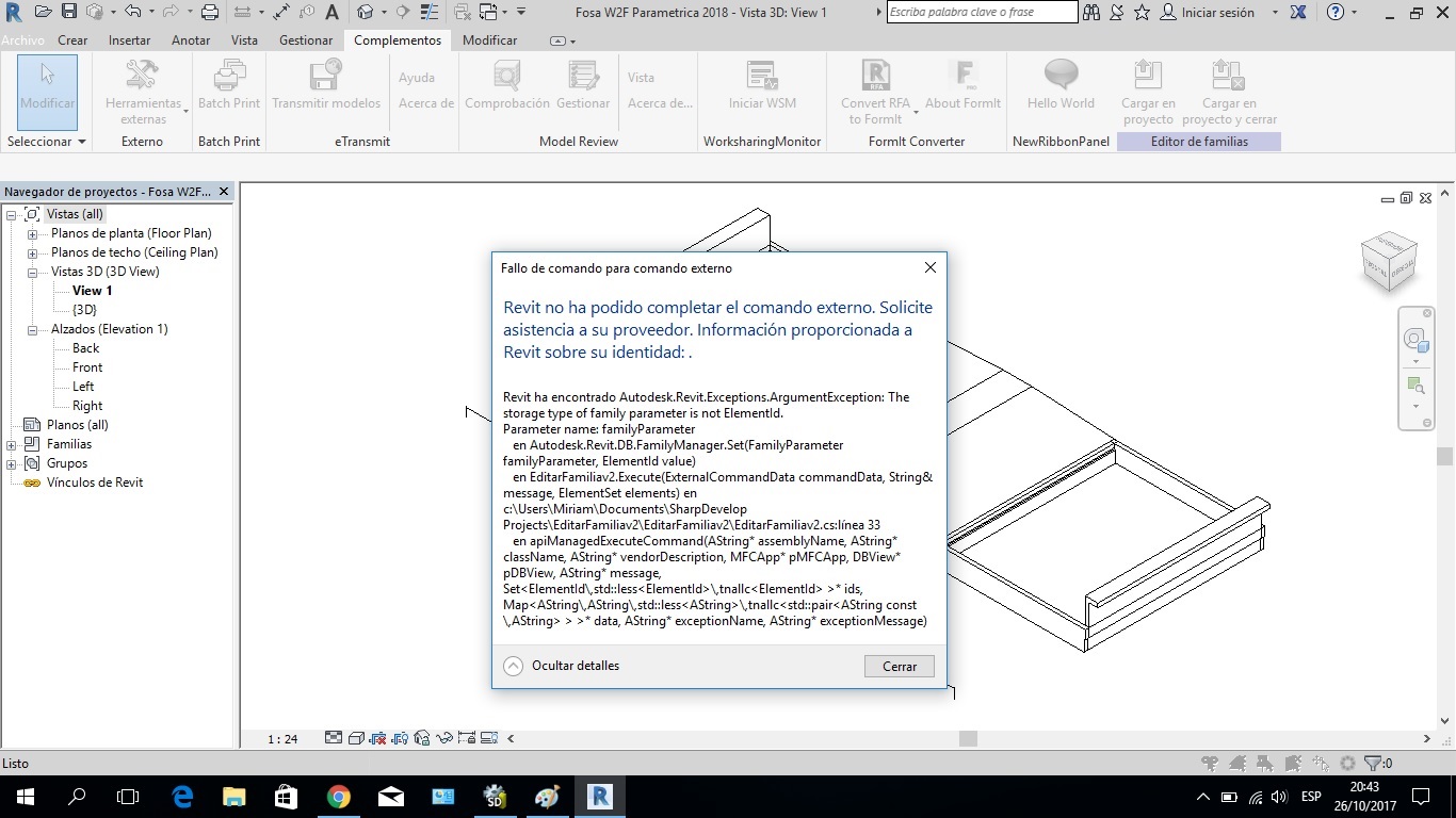 Solved: Setting FamilyParameter via API - Autodesk Community