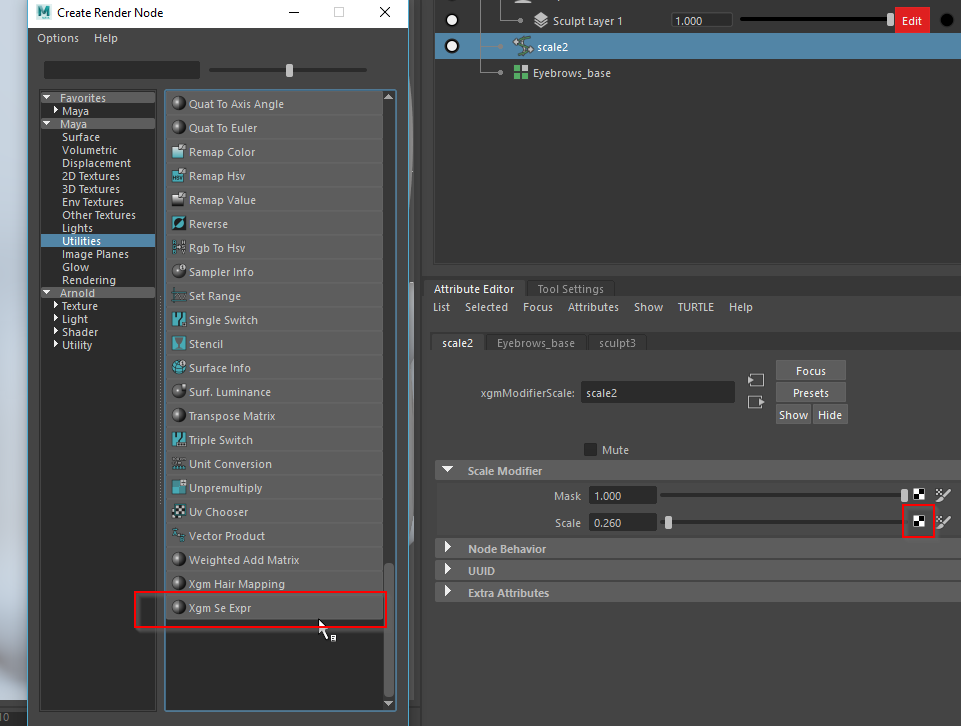 Did Xgen Expression editor carry over into Xgen Interactive grooming ...