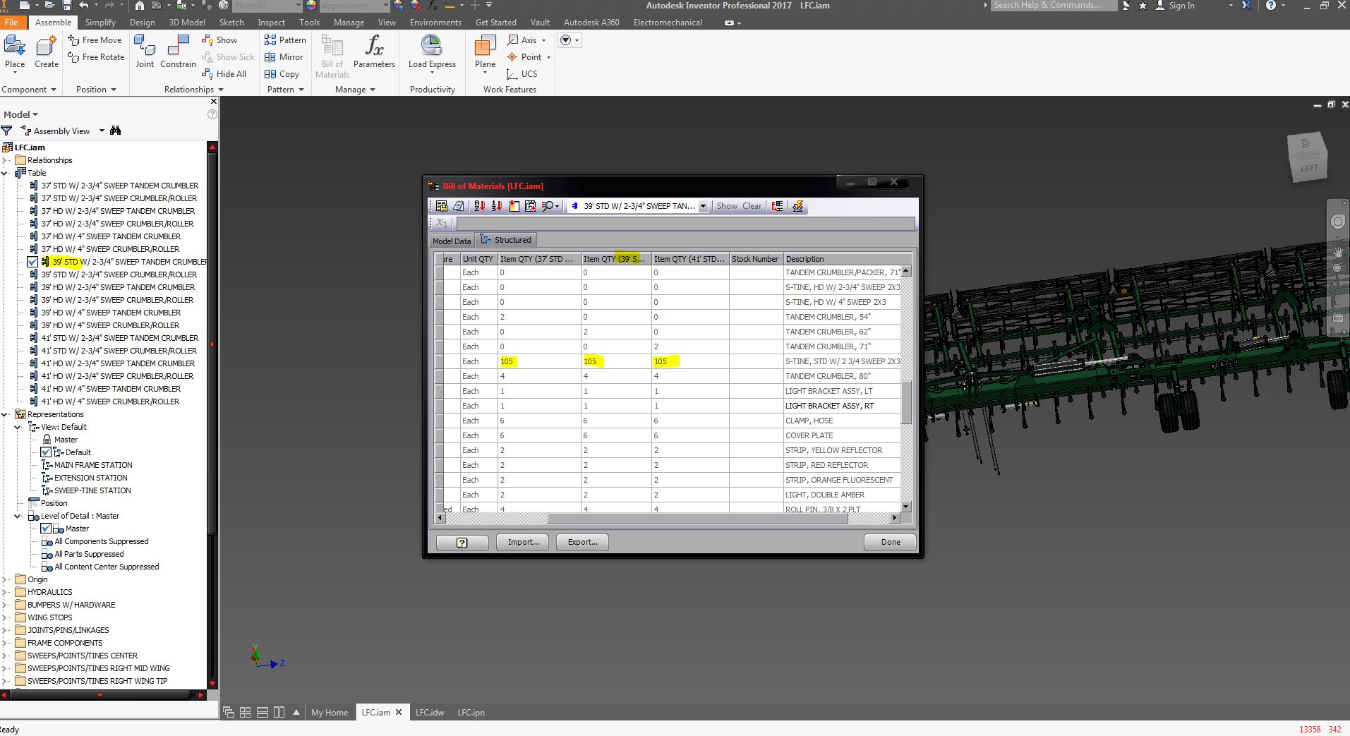 Solved: iAssembly BOM not being calculated? - Autodesk Community