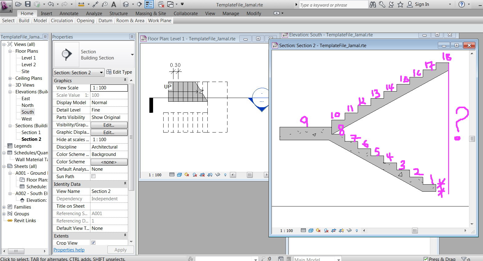 How to show the sequential numbers on the steps of stair? - Autodesk Community