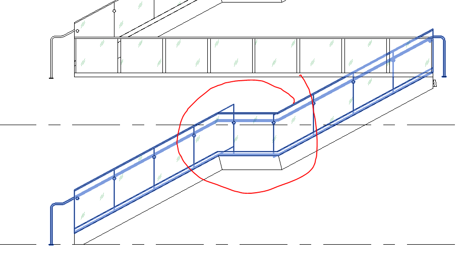 Solved: Sloped glass baluster doesn't align with flat glass baluster - Autodesk Community