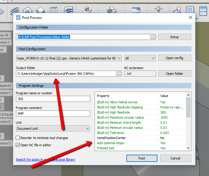 Post Processor dialogue box info disappears after nightly shut down. - Autodesk Community