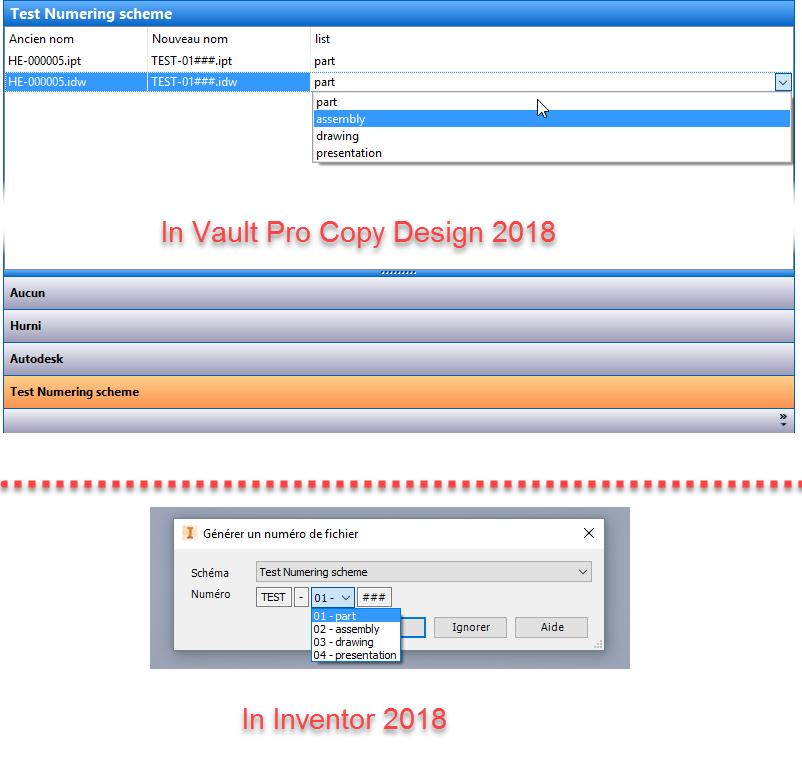 Improve The Display Of Numbering Scheme Lists In Vault Copy Design Autodesk Community 