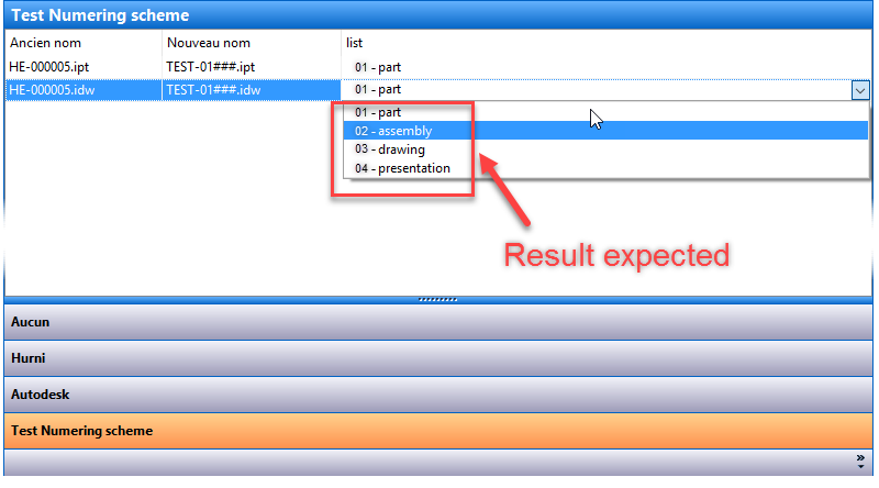 Improve the display of numbering scheme lists in Vault Copy Design ...