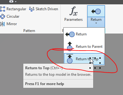 Tube & Pipe Return to Top Button - Autodesk Community