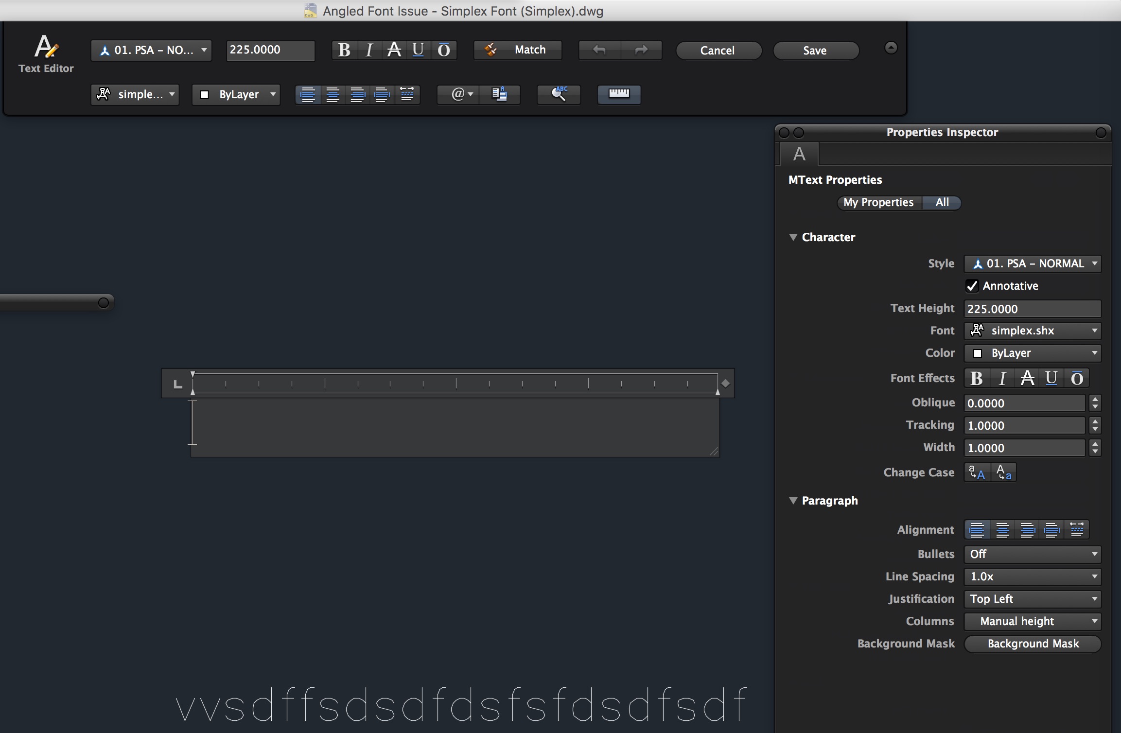 Solved: Multiline text is at an angle when I type it. - Autodesk Community