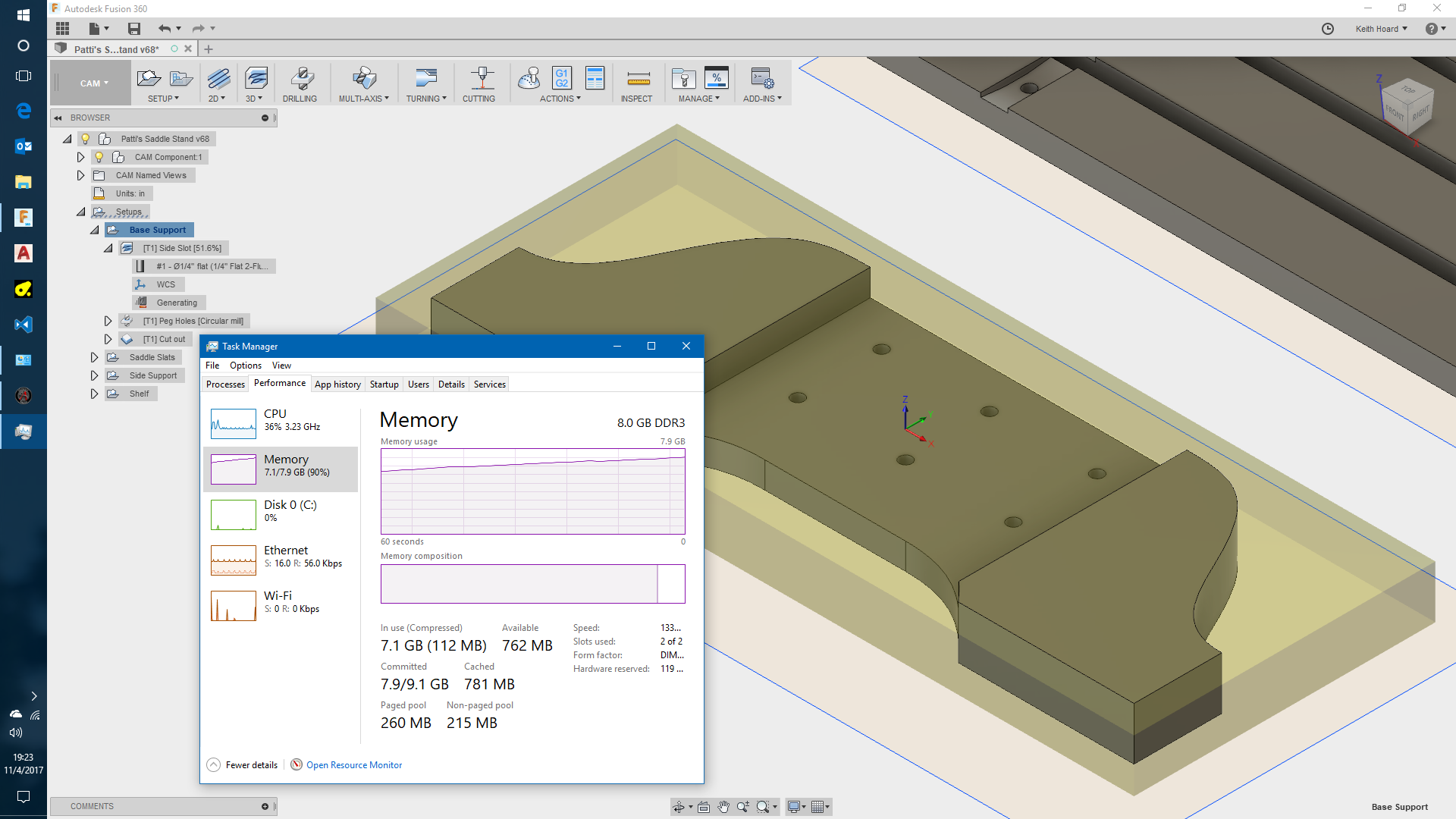 Solved: Fusion 360 CAM eating all RAM - Autodesk Community
