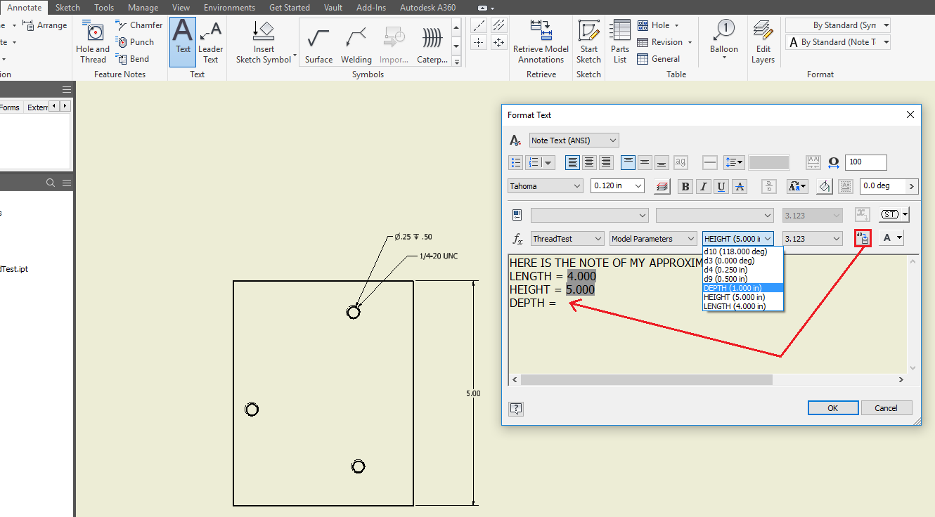 Solved: "Professional" best practice for adding notations to a part ...