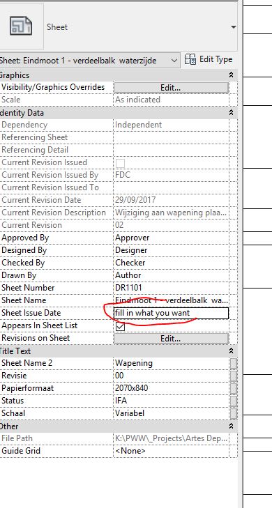 Solved: Sheet Issue date in Revit 2018 ? - Autodesk Community