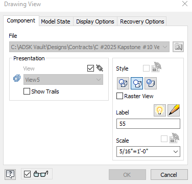 Solved: drawing view is not updating from exploded view - Autodesk Community