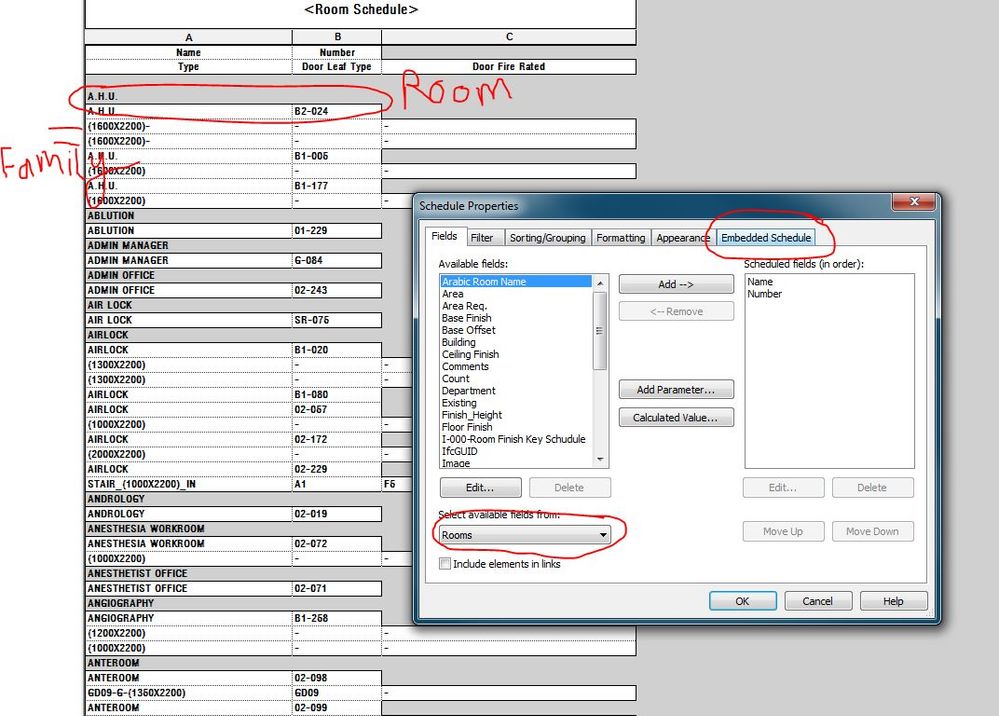 Room Schedules - Autodesk Community