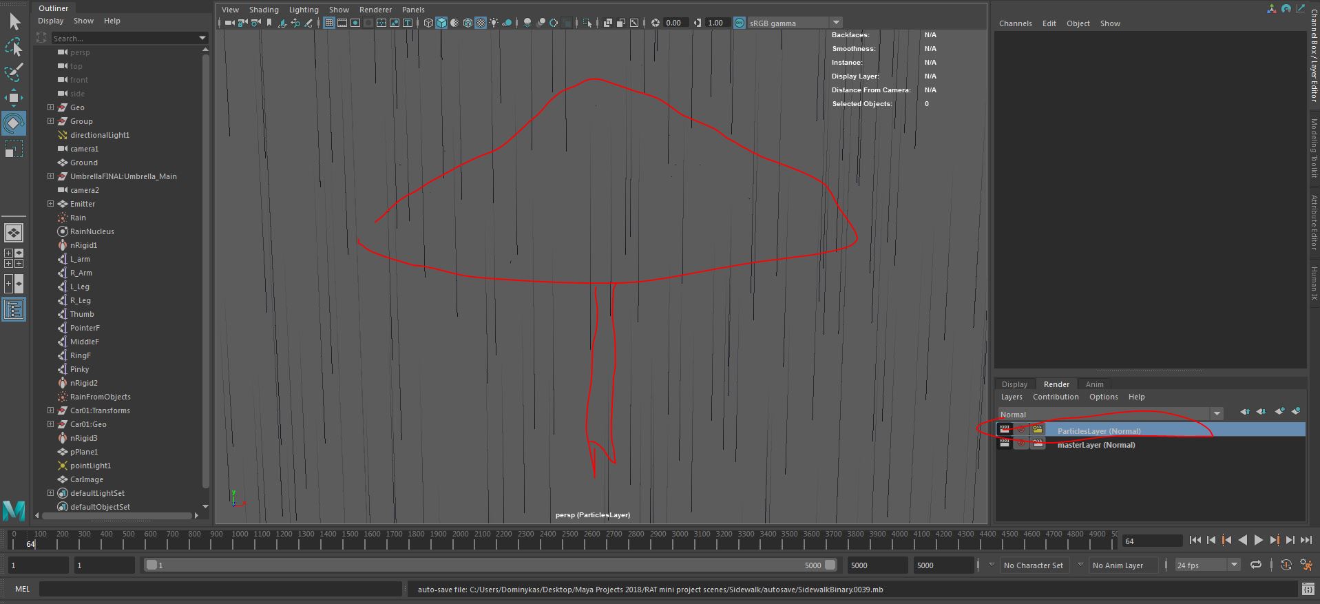How to not render particles behind objects? - Autodesk Community