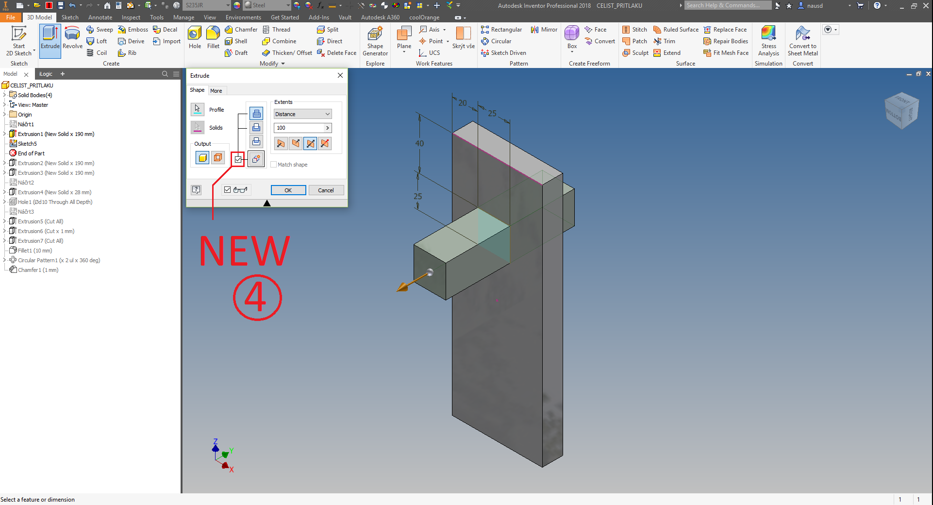 Add New Functions for Extrude - Autodesk Community