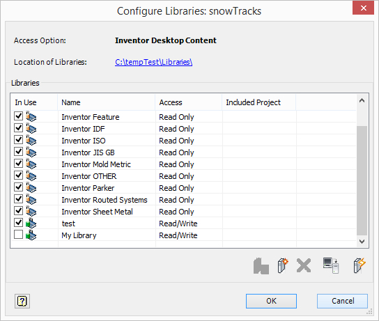 Solved: configure libraries->create library-> (save) "read only" error. - Autodesk Community
