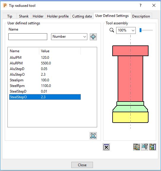 Solved: Tool User Defined settings - How to reference - Autodesk Community