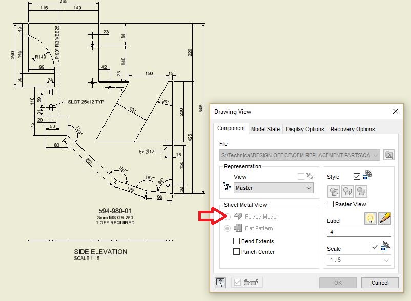 Flat Pattern View Should Match Folded Model - Autodesk Community