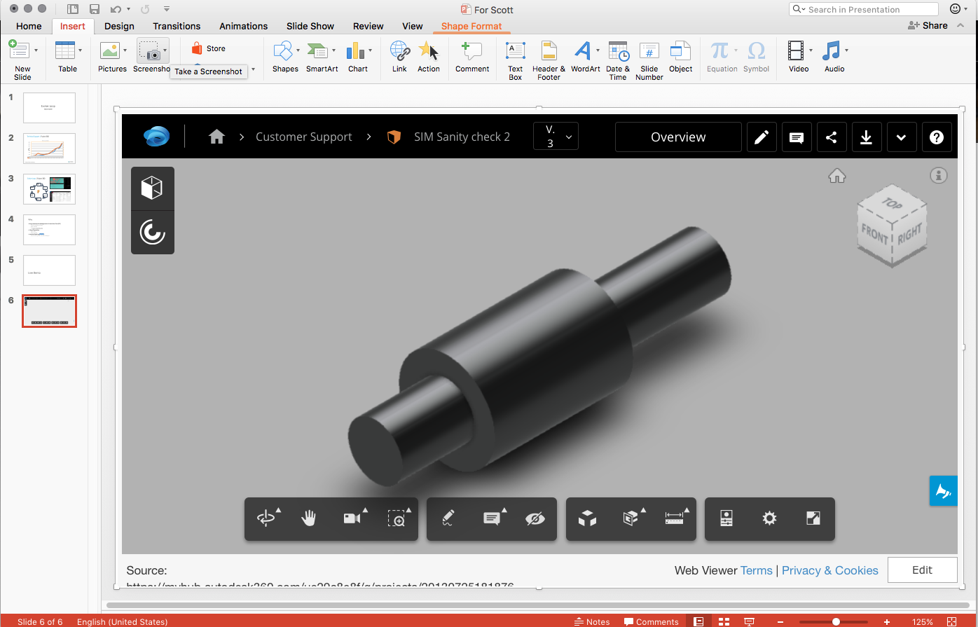 Embed Fusion 360 3D model in powerpoint - Autodesk Community