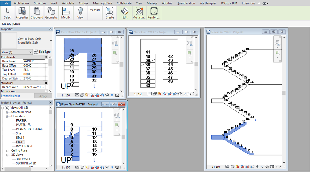 Solved: Staircases - multistorey - tread number tagging - Autodesk ...