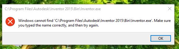 Solved: Cannot open Inventor Windows error - Autodesk Community