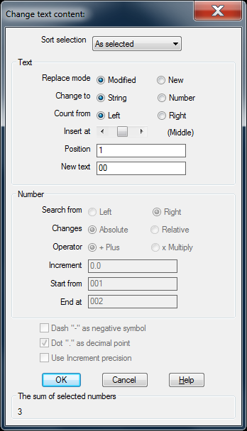 Solved: Change string of text, multitext, dimensions..... to another ...