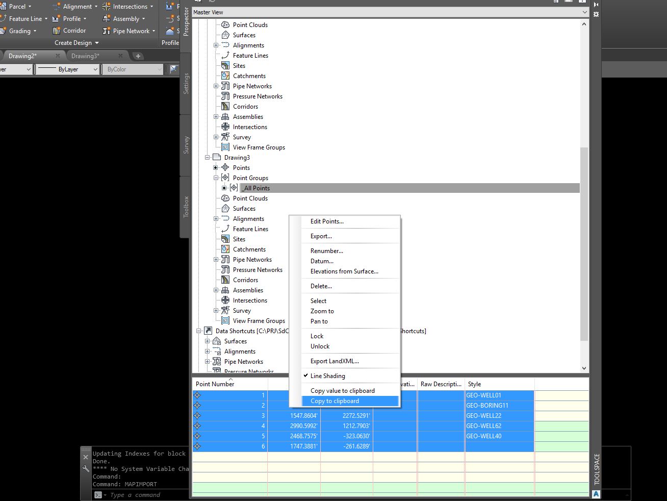 Solved C3d Exporting Cogo Points Using Custom Format To Csv File Autodesk Community
