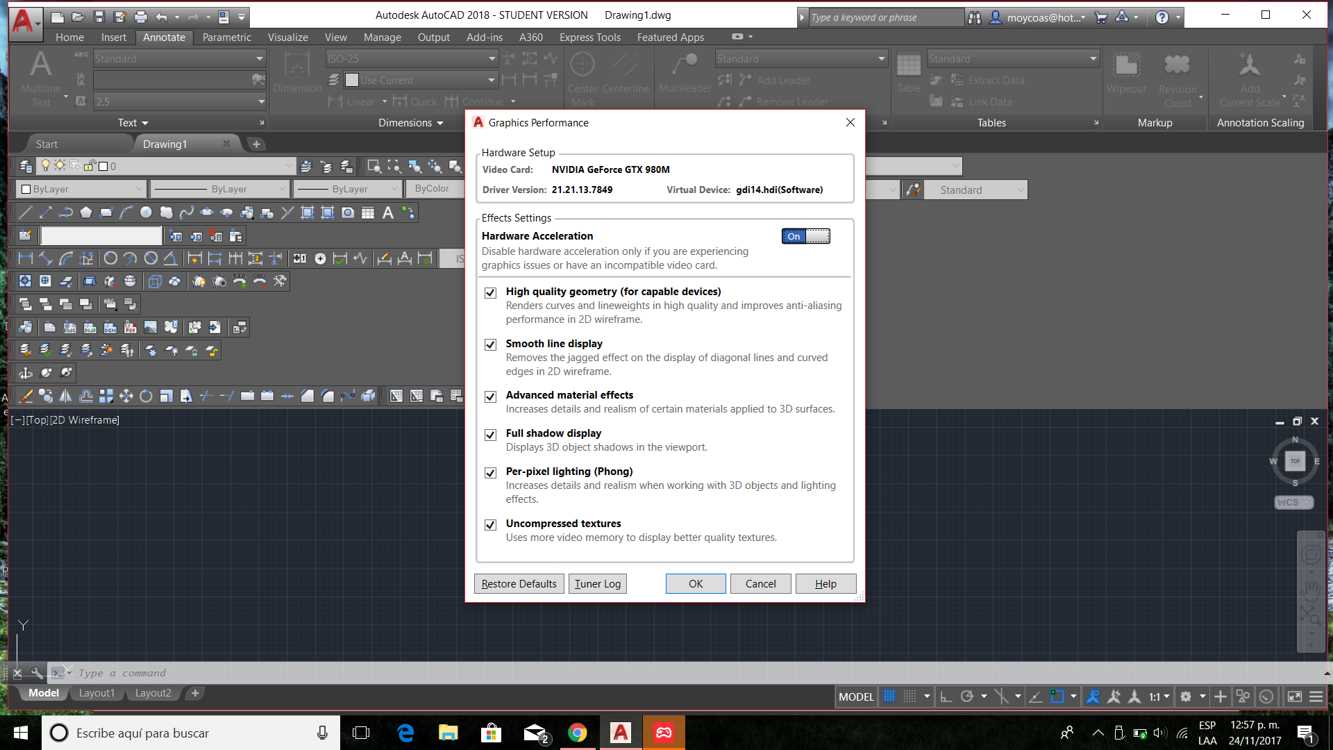Solved: AutoCad 2017 slow? - Page 2 - Autodesk Community