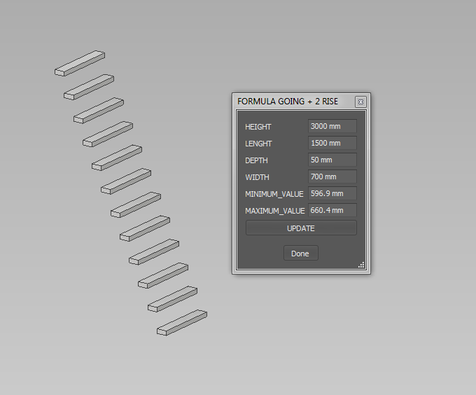 Solved: iLogic Stair Driven by Requirement Conditions and Parameters - Autodesk Community